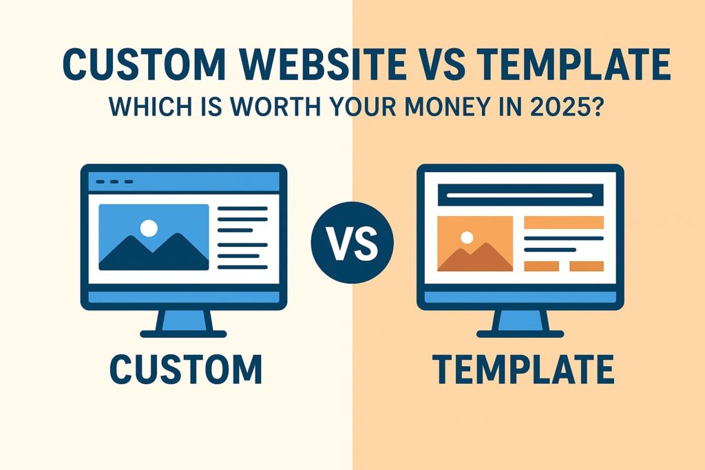 Custom website vs template 2025